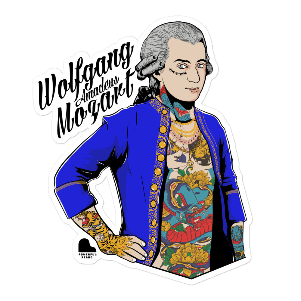 Mozart Sticker – powerfulpiano